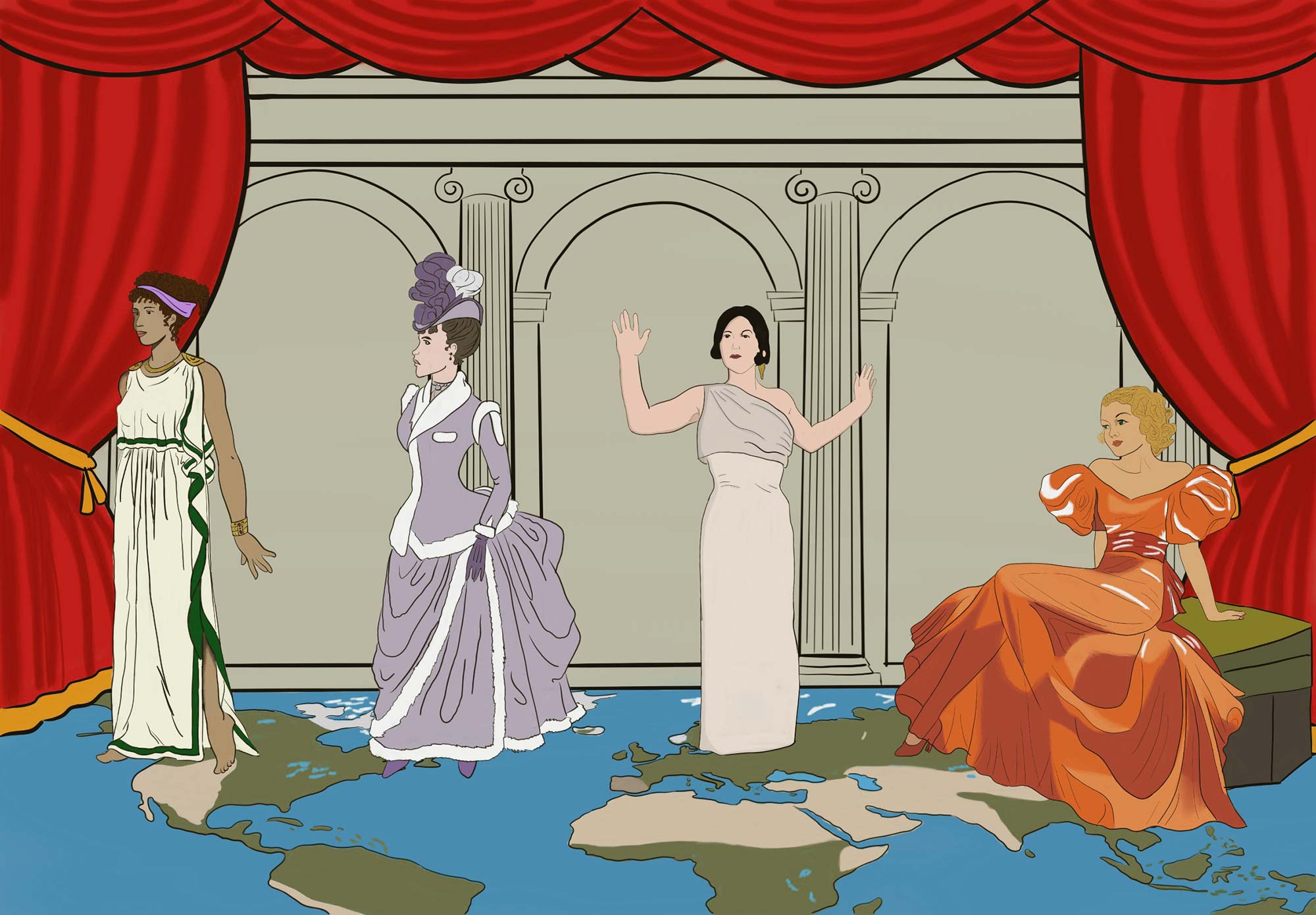 Ženska na odru sveta - Gimnazija Ledina